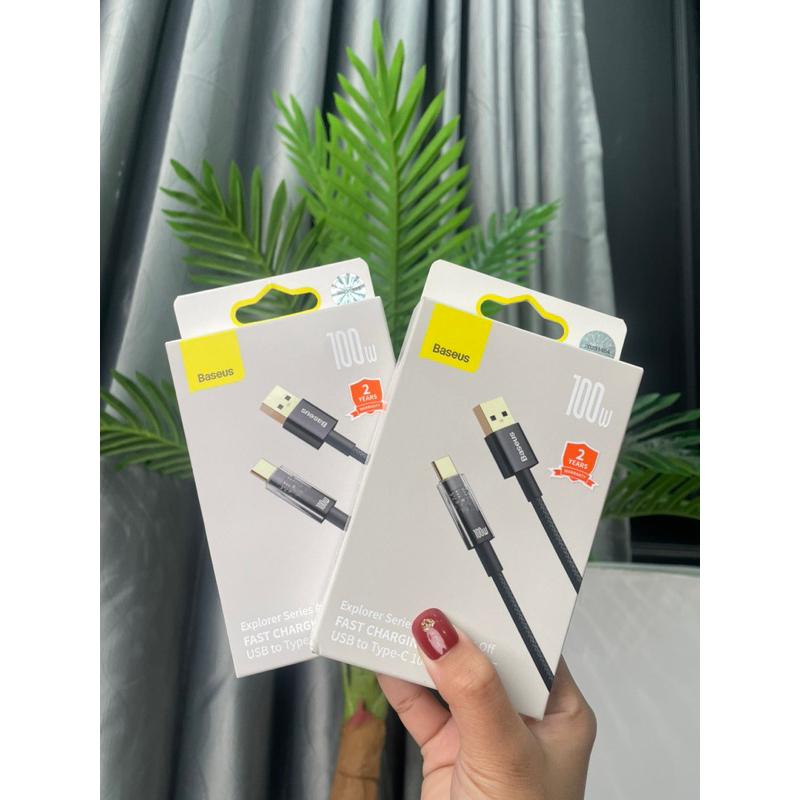 100w FAST CHARGING BASEUS DATA CABLE // EXPLORER SERIS AUTO POWER OFF ...