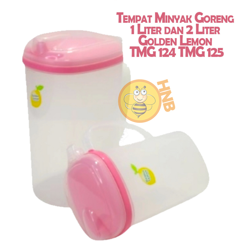 1 Liter AND 2 Liter Golden Lemon TMG 124 and TMG125 Cooking Oil Containers | Shopee Malaysia
