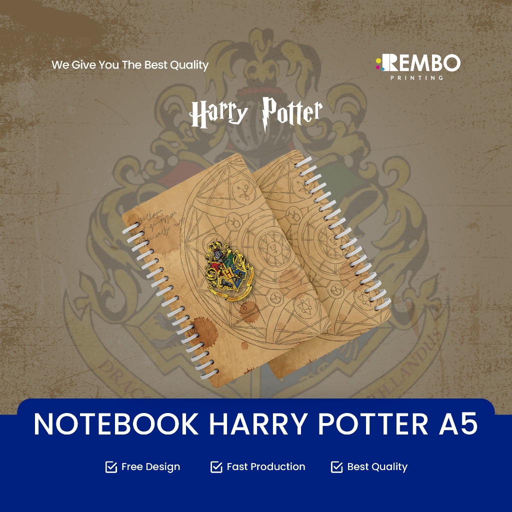 MINI NOTEBOOK HARRY POTTER A5 EDITION / HARRY POTTER NOTEBOOK / RING ...