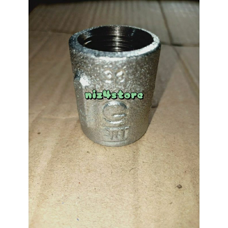 G Brand 1" Thread Galvanized Iron Socket | Shopee Malaysia