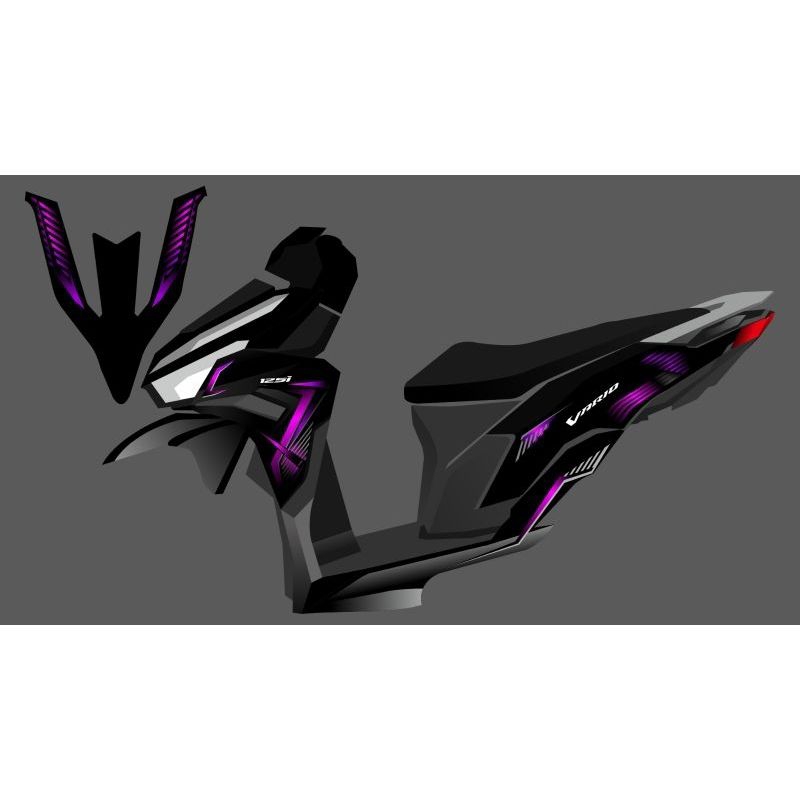 Transparent STRIPING VARIO 125 NEW GEN 2 CUSTOM VOLT VARICHA ...