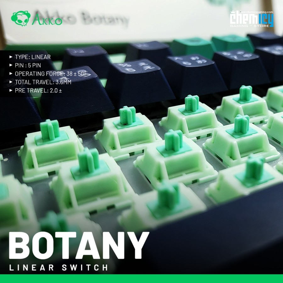 Akko Botany Linear Mechanical Keyboard Switch | Shopee Malaysia