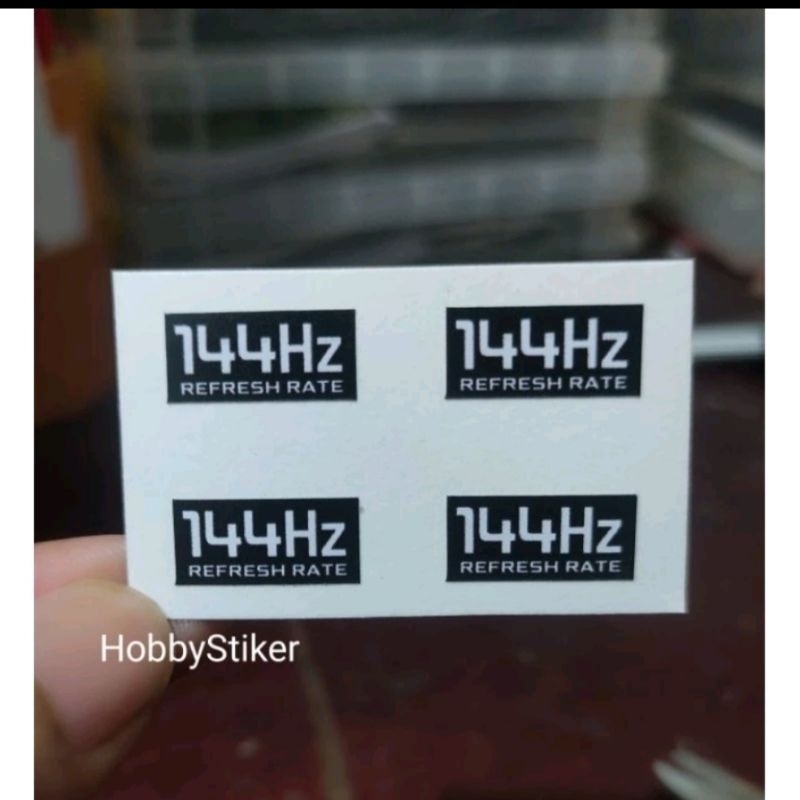 144hz refresh rate sticker for pc laptop | Shopee Malaysia