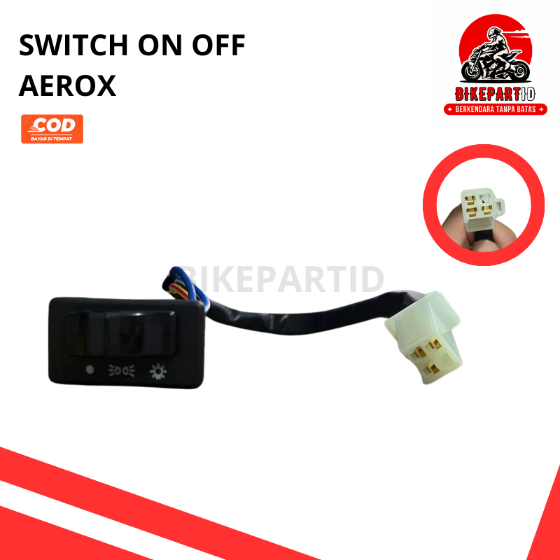 Nvx Aerox 155 3 point PNP light switch mio series Mx soul xeon etc ...