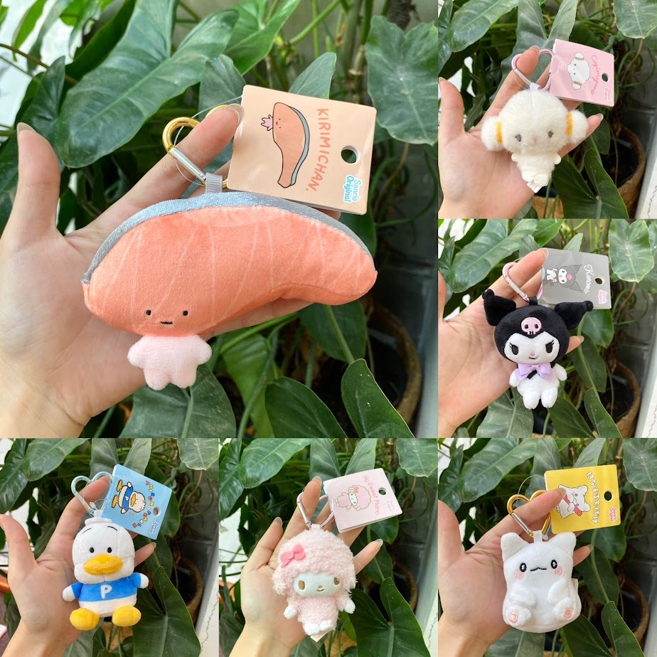 GANTUNGAN Keychain Doll Mini Mascot Doll Keyring Sanrio Japan Character ...