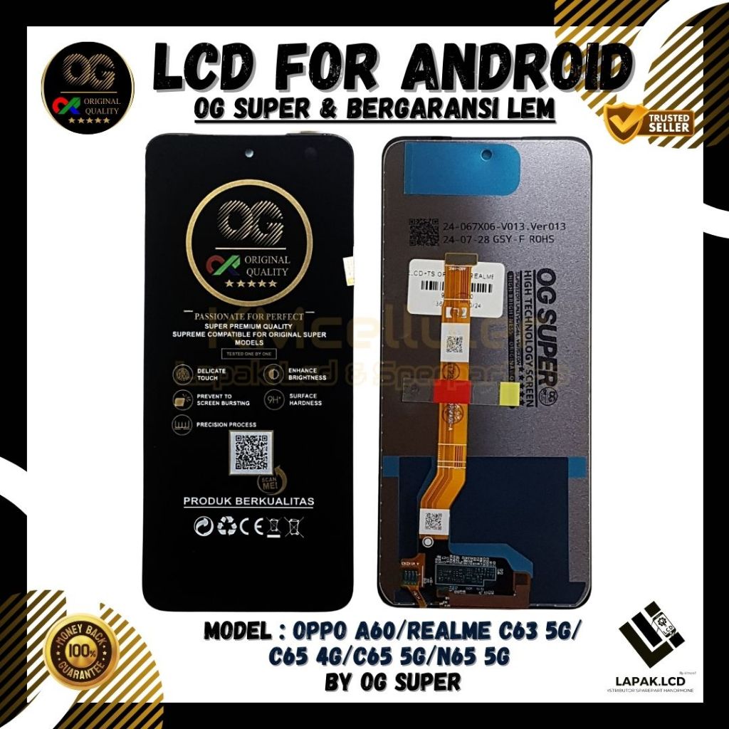 LCD OPPO A60/REALME C63 5G/C65 4G/C65 5G/N65 5G By OG SUPER | Shopee ...