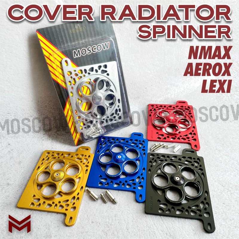 Moscow SPINER RADIATOR COVER FULL CNC THICK 5 MM NMAX OLD NEW LEXI LEXY ...