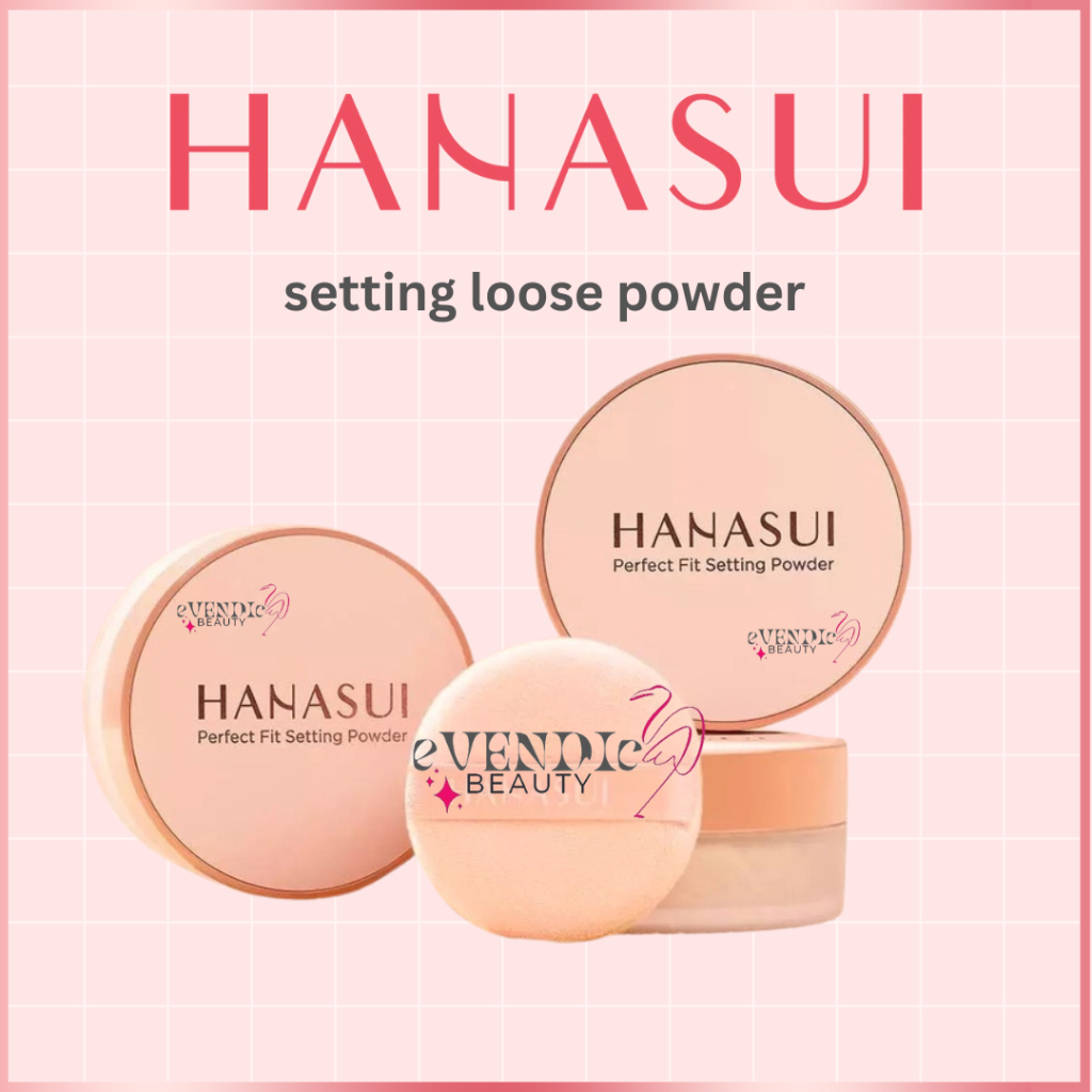 Hanasui Perfect Fit Setting Powder | Loose Powder | Bpom Powder Loose ...