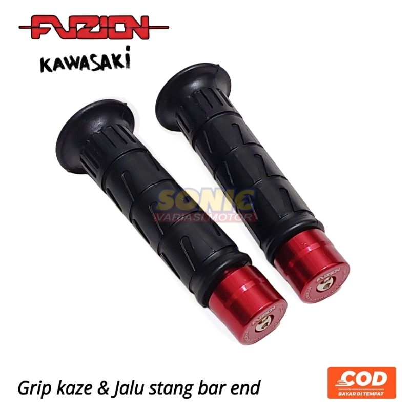 Kaze HAND GRIP HAND GRIP KAZE JALU Handlebar FULL CNC UNIVERSAL Package ...