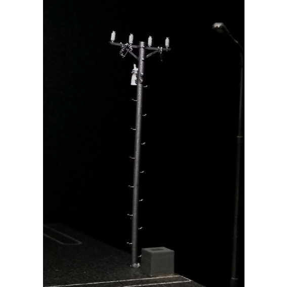 3d Change Electric Pole type 1 1 64 Power Pole Utility phone Utility ...