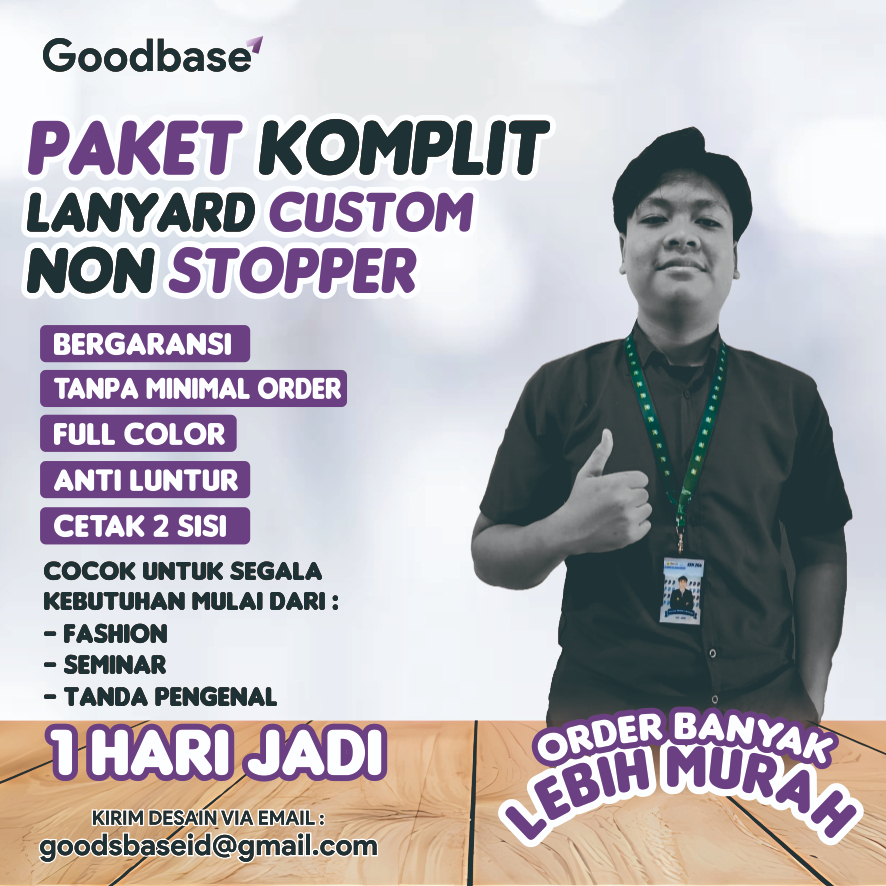 Complete package NON STOPPER lanyard PVC ID CARD / idcard package / idcard complete package ...