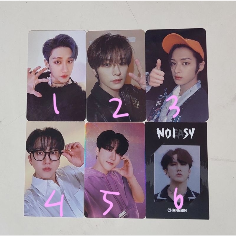 Stray KIDS OFFICIAL PHOTOCARD BANGCHAN LEEKNOW CHANGBIN POB NACIFIC HMV MAXIDENT ROCKSTAR 5STAR ...