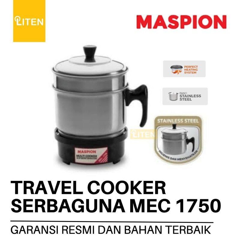 Maspion MEC1750 - Multipurpose Portable Electric Cooker 0.5L / Mini ...