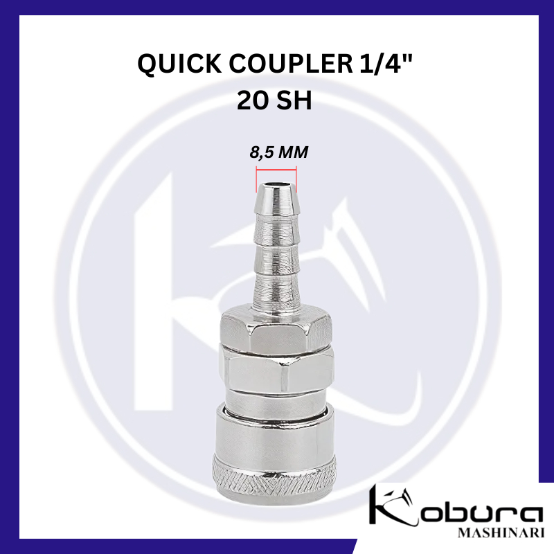 Quick Coupler 20 SH Coupler Connector Hose 1/4" Inch Compressor Hose ...