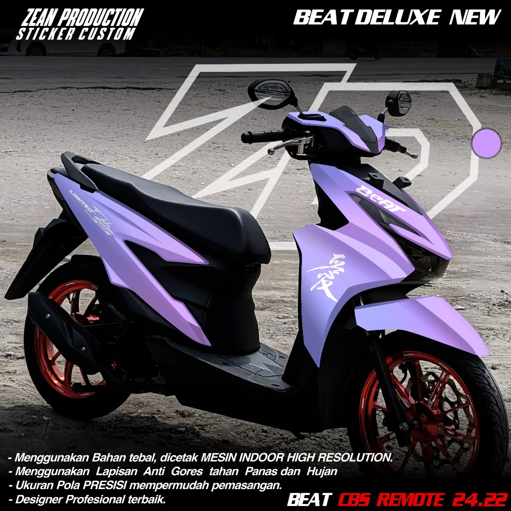 Newest Decal Sticker Full body Honda Beat CBS STREET 2024 2025 Smart ...