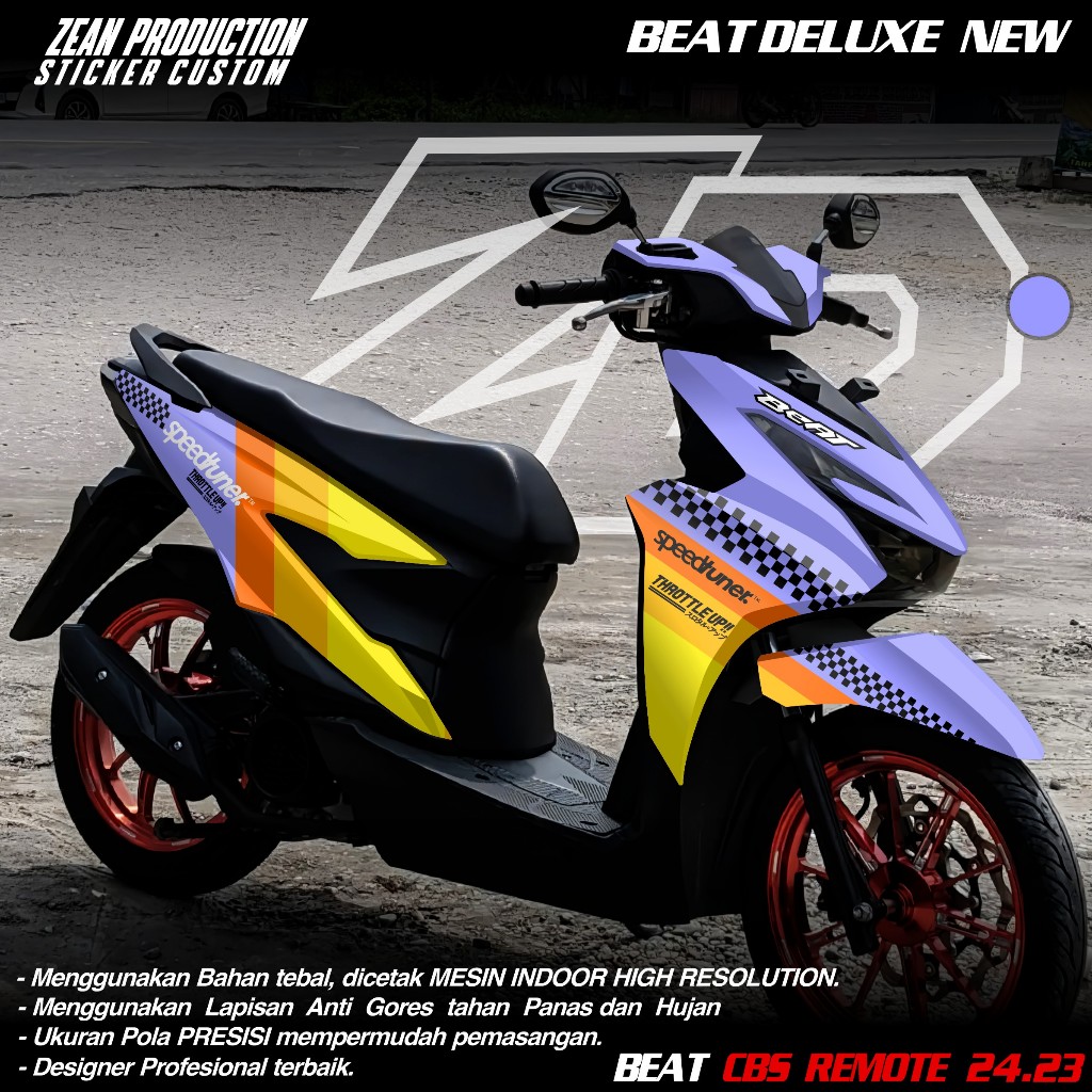Newest Decal Sticker Full body Honda Beat CBS STREET 2024 2025 Smart ...
