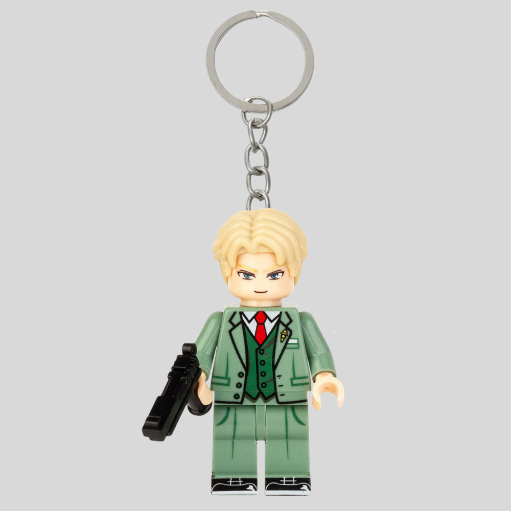 GANTUNGAN Loid Forger LEGO Keychain | Lego Loid Forger Keychain | Spy x ...
