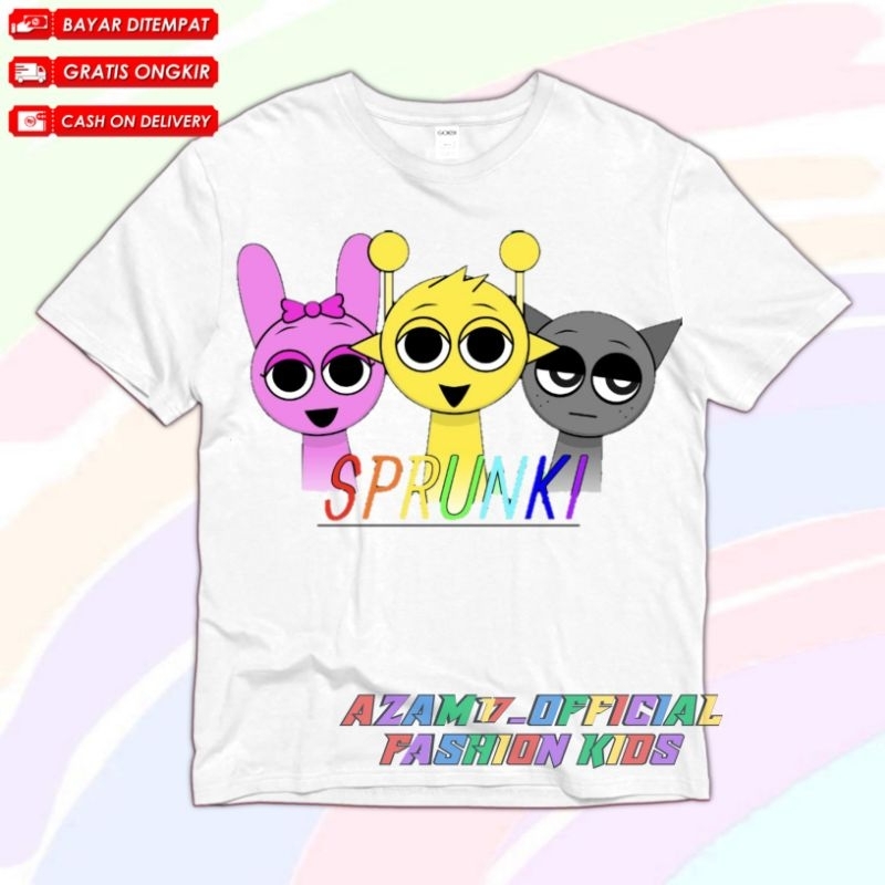 Children's T-shirts Sprunki Incredibox Children's Clothes All ...