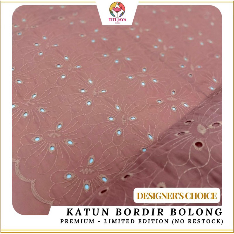 KATUN (LIMITED. No RESTOCK) Premium Bolong Embroidered Cotton with ...