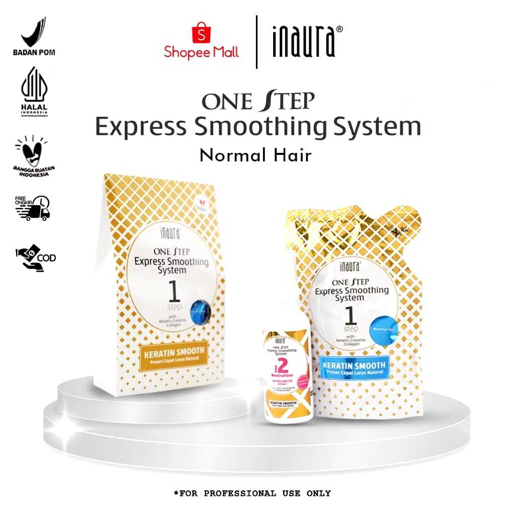 Inaura One Step Express Smoothing System Normal Hair 130ml | Shopee ...