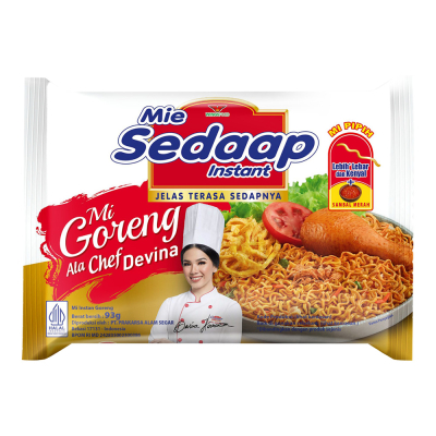 Mie Sedaap Instant Fried Noodles Chef Devina Style Instant Noodles 93gram | Shopee Malaysia