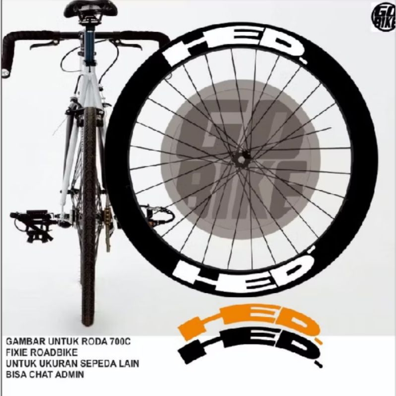 Cutting Fixie Bike Rims Stickers 29 inch 700cc | Shopee Malaysia