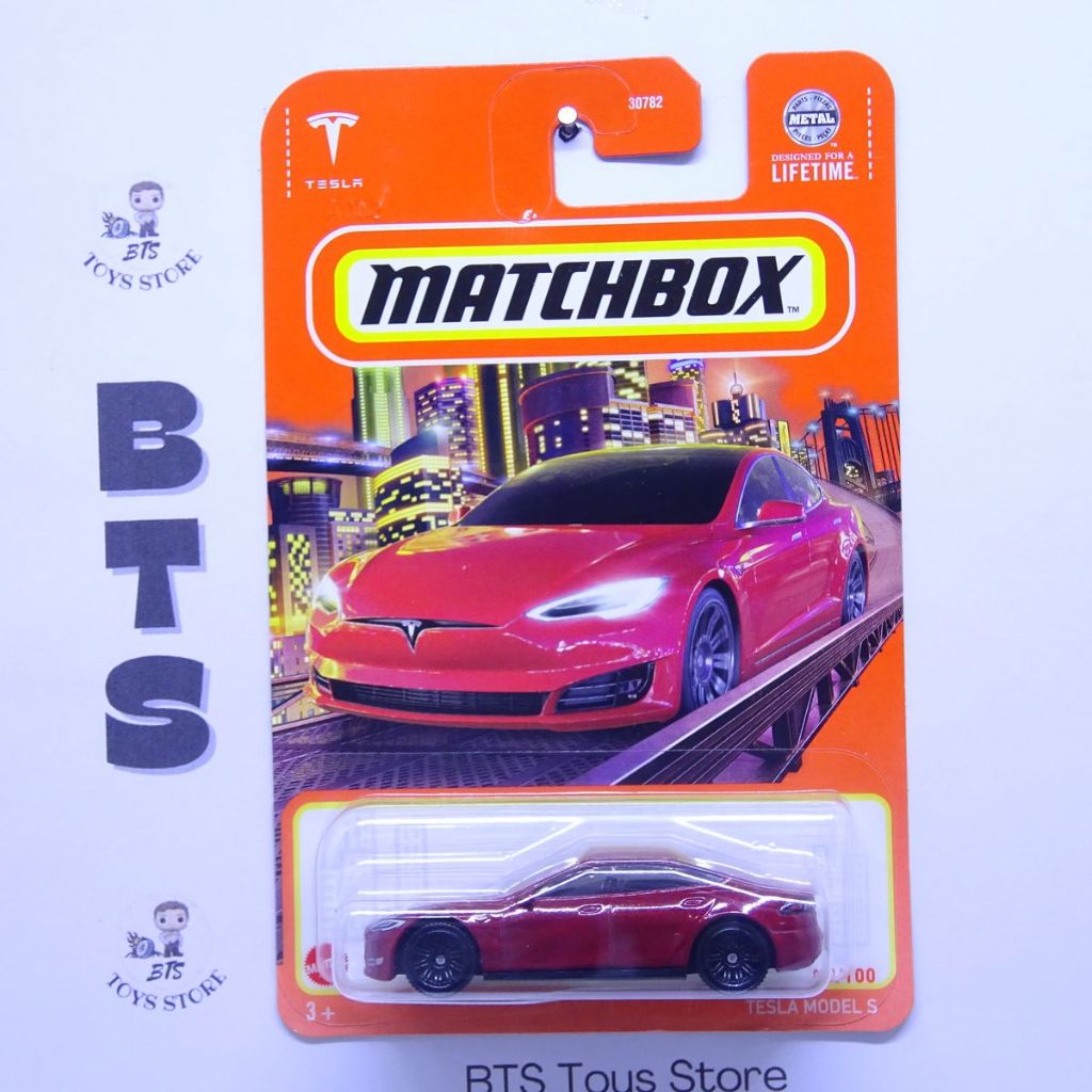 MERAH Matchbox Tesla Model S Red | Shopee Malaysia