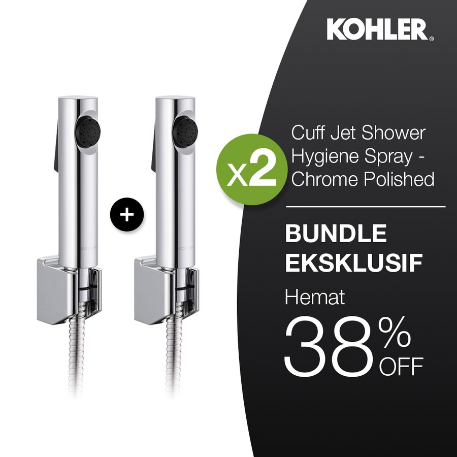 (Bundle 2 Pcs) KOHLER Toilet Jet Shower Bidet/Hygiene Spray Cuff 98100X ...