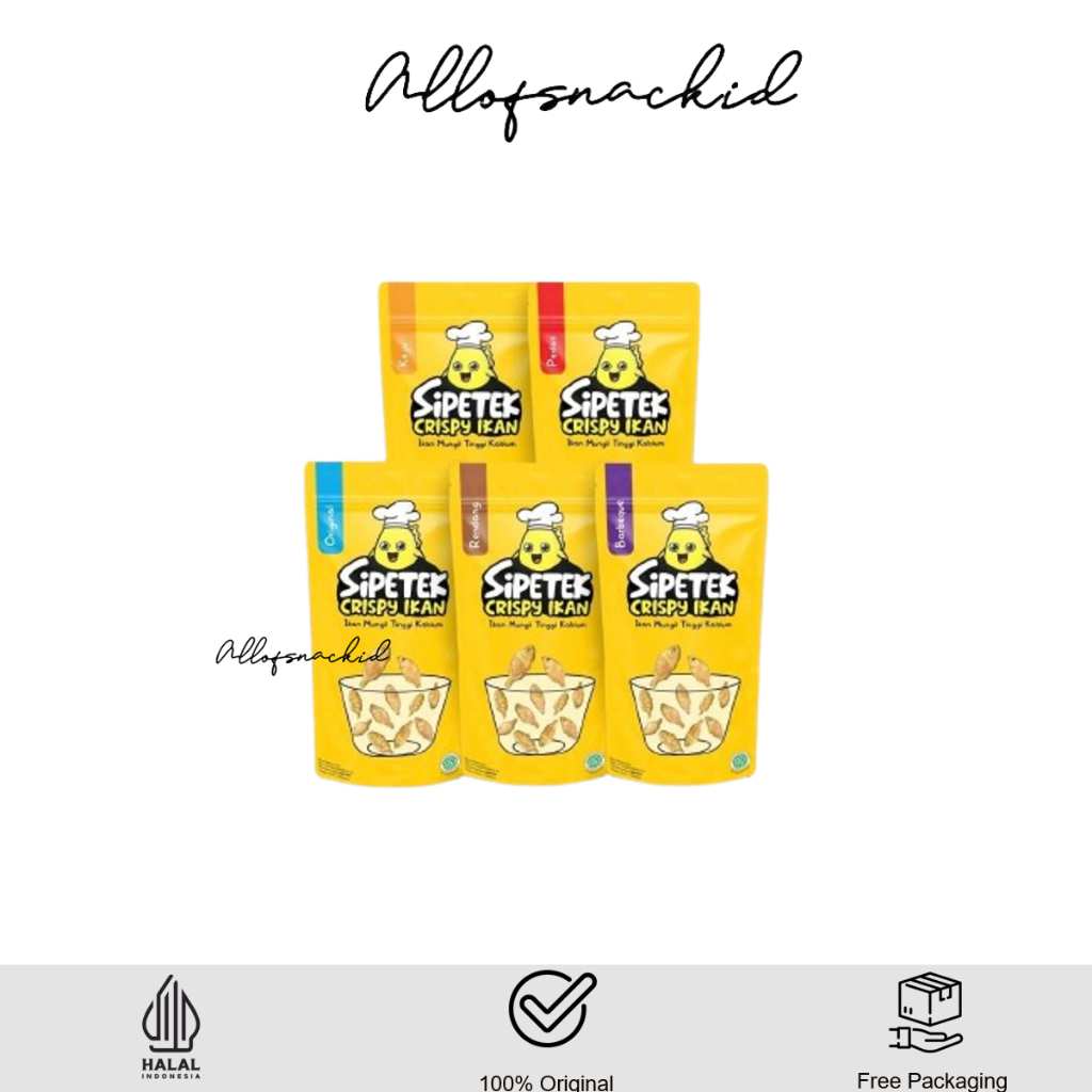 Sipetek - Crispy Fish / Rice Anchovies - Tabuk Fish - High Calcium ...
