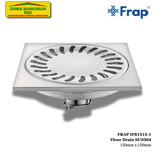 FRAP IF81515-1 Floor Drain Stainless Steel Bathroom Strainer SUS304 ...