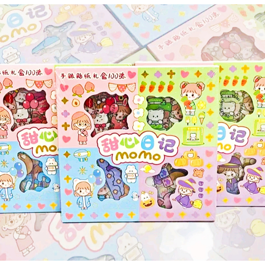 Cute SHEET STICKER / MOMO SANRIO ANNE STICKER / WATERPROOF KOREAN ...