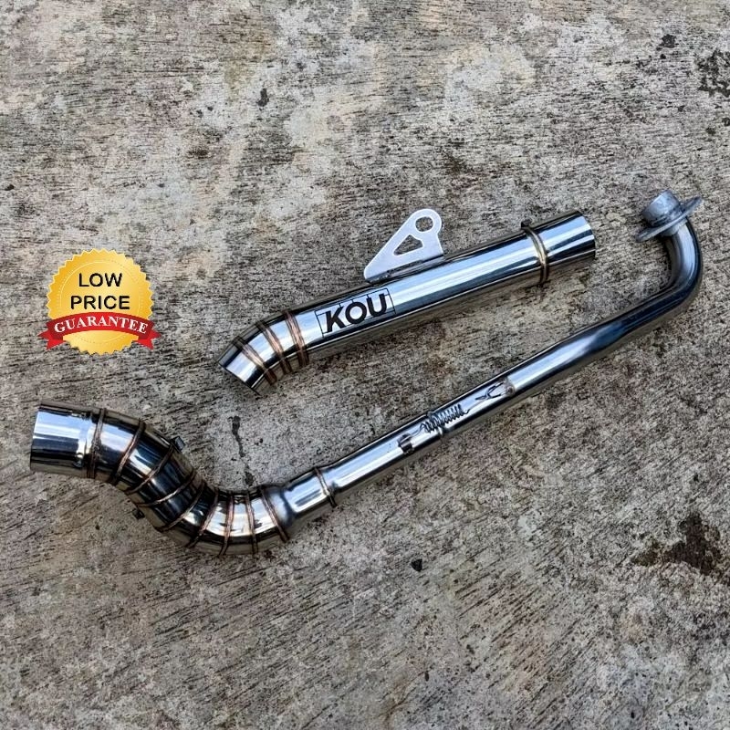 Open Pipe 51mm Highmount KOU For Xrm 100/110/115 Rs 125 Fury 125 Smash ...