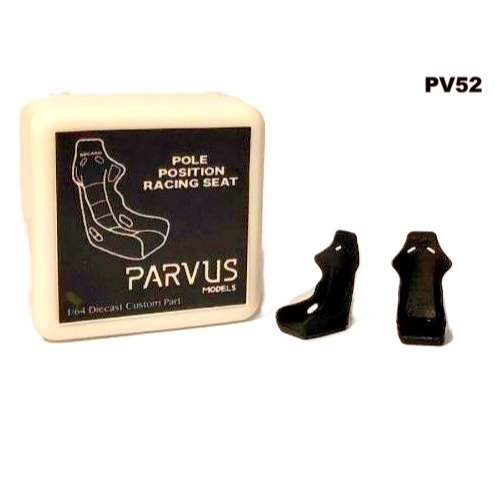 PARVUS PV52 Pole Position Bucket Seat Diecast 1:64 Custom All Models ...