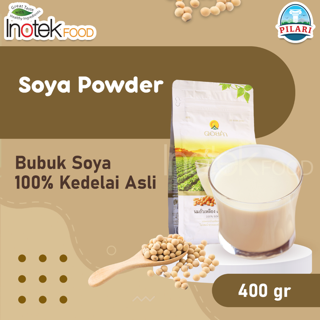 Soya POWDER - PURE SOYBEAN POWDER DRINK 400GR | Shopee Malaysia
