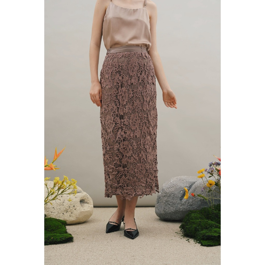 JALEELA - WAITEYA SKIRT - ( SPAN SKIRT ) | Shopee Malaysia