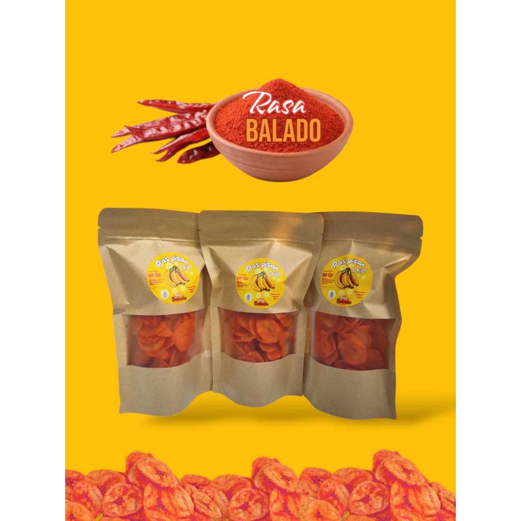 150g balado banana chips | Enjoy the Delicious Spicy Snack Chips ...