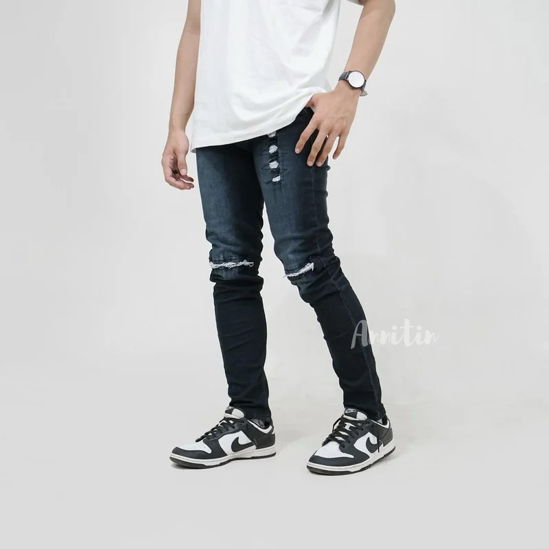 Pay on the spot | Premium Distro Men's Ripped Jeans Pcso-288 DestoryTM ...