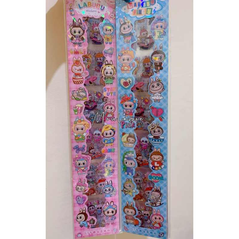 20 Sheets WATERPROFF LABUBU STICKER / 20 Sheets SANRIO LABUBU STICKER ...