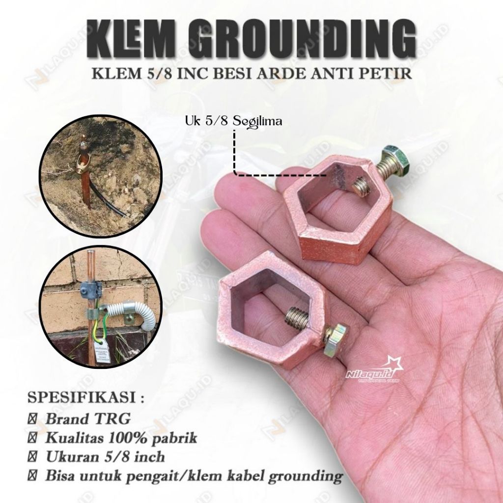 Grounding ring Clamp / stick rod Clamp / 5/8 inc stick rod Clamp ...