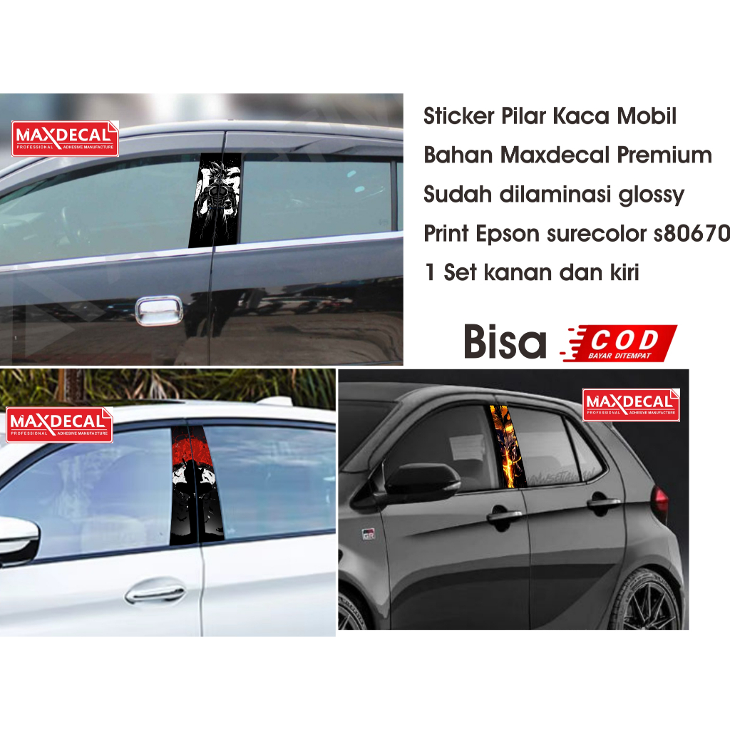 Car door pillar Sticker, theme 2 car door pillar Sticker | Shopee Malaysia