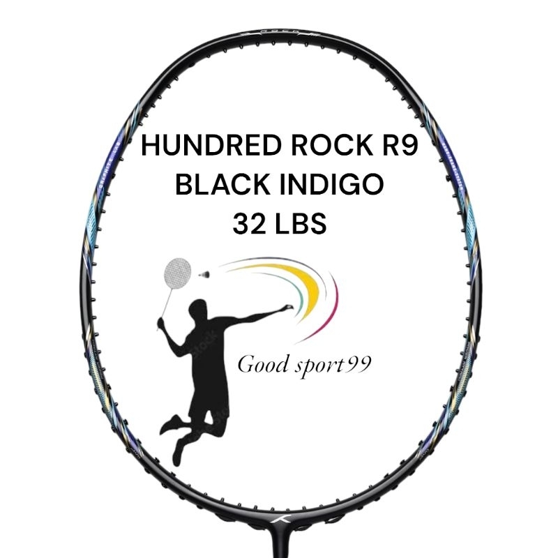 Original HUNDRED ROCK R9 BLACK/INDIGO BADMINTON RACKET | Shopee Malaysia