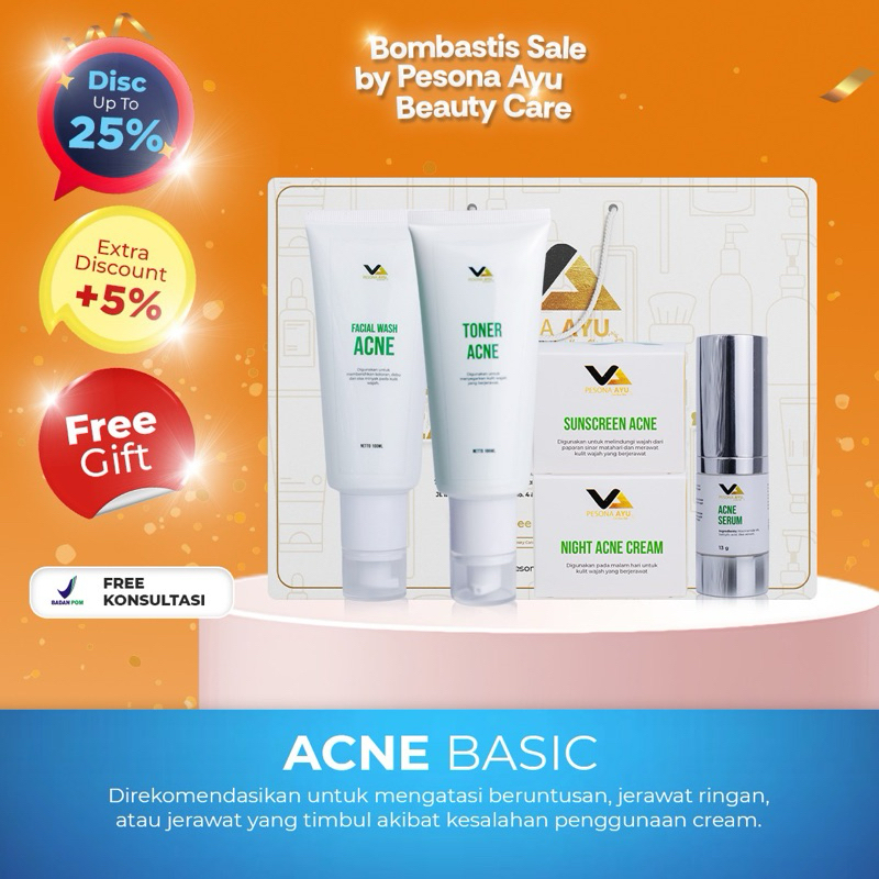 Va acne basic Skincare Package (DISC BUCKET 5%) | Shopee Malaysia