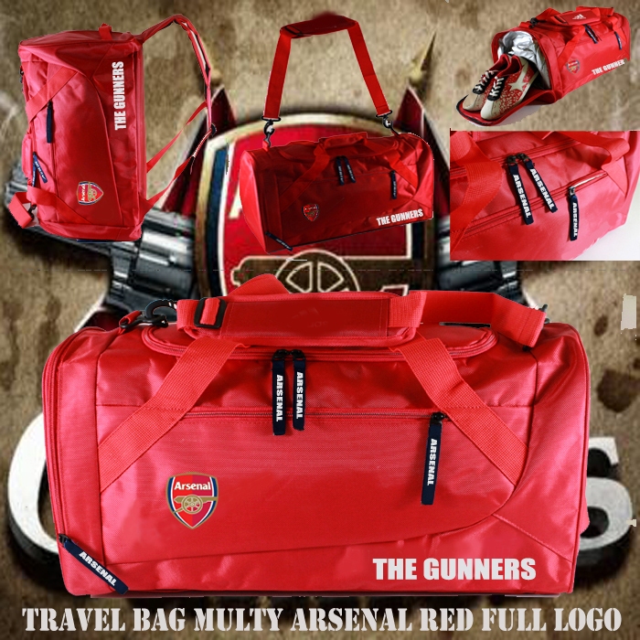 Arsenal TRAVEL BAG - ARSENAL FOOTBALL BAG - ARSENAL GYM BAG | Shopee ...