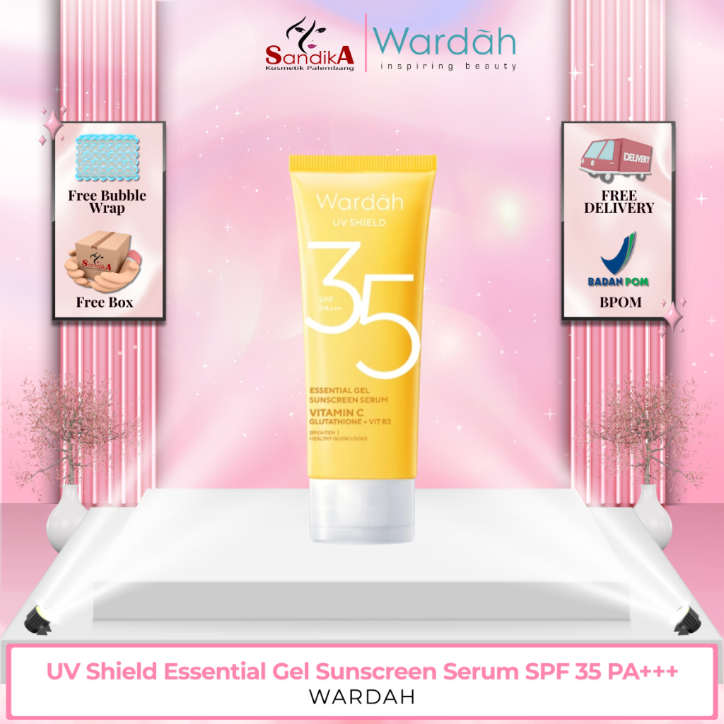 Wardah UV Shield sunscreen Gel SPF 35/wardah sunscreen | Shopee Malaysia