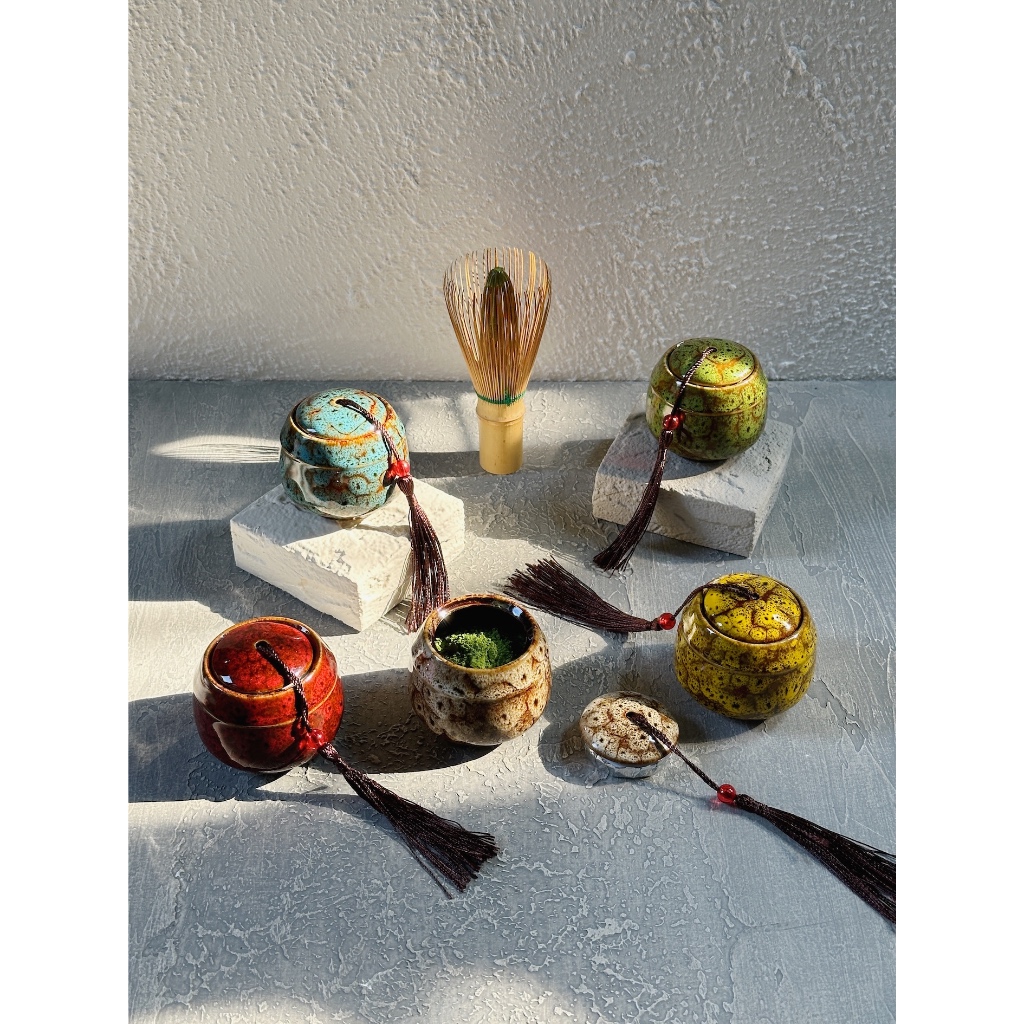 Homelab Matcha Ceramic Canister / Ceramic Matcha Powder Container ...