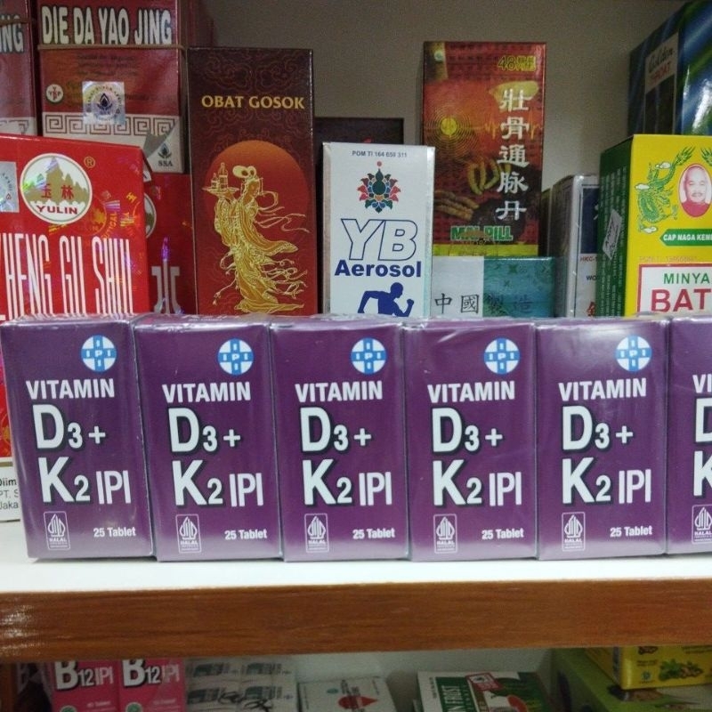 D3 K2 IPI vitamin 25 tablets | Shopee Malaysia