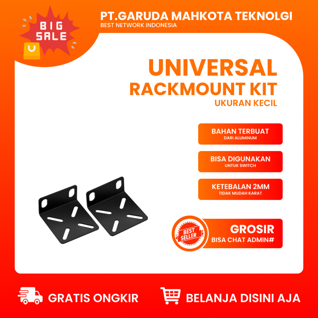 Rackmount Universal Small Ear Bracket Server Kit Rack | Shopee Malaysia