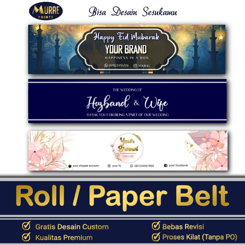 Hijab ROLL | Custom HIJAB ROLL | Paper HIJAB ROLL | Custom PAPER BELT ...