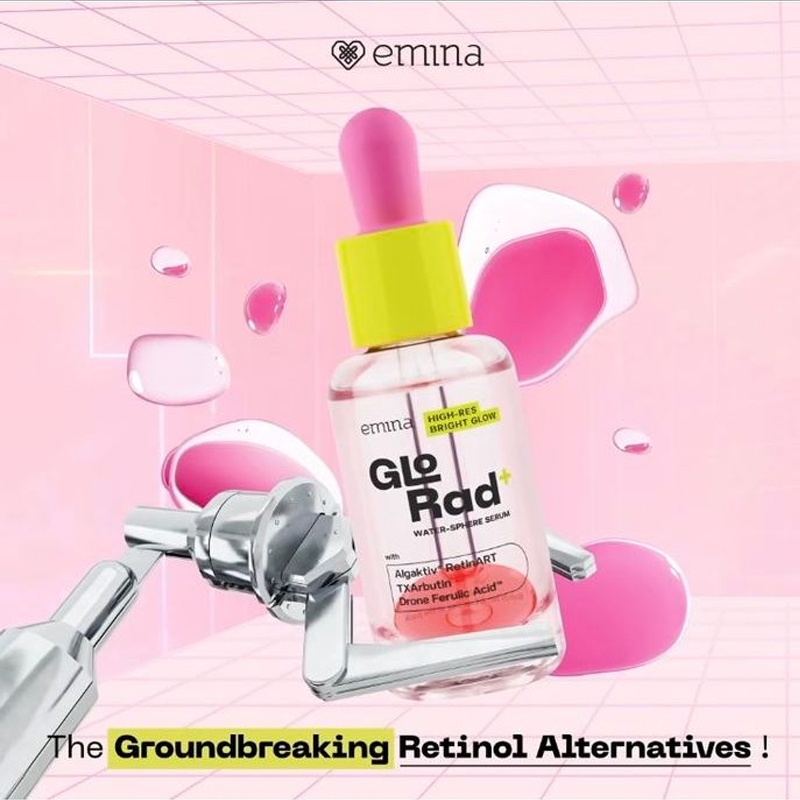 Emina Glo Rad+ High-Res Bright Glow Water-Sphere Serum 20 ml | Shopee ...