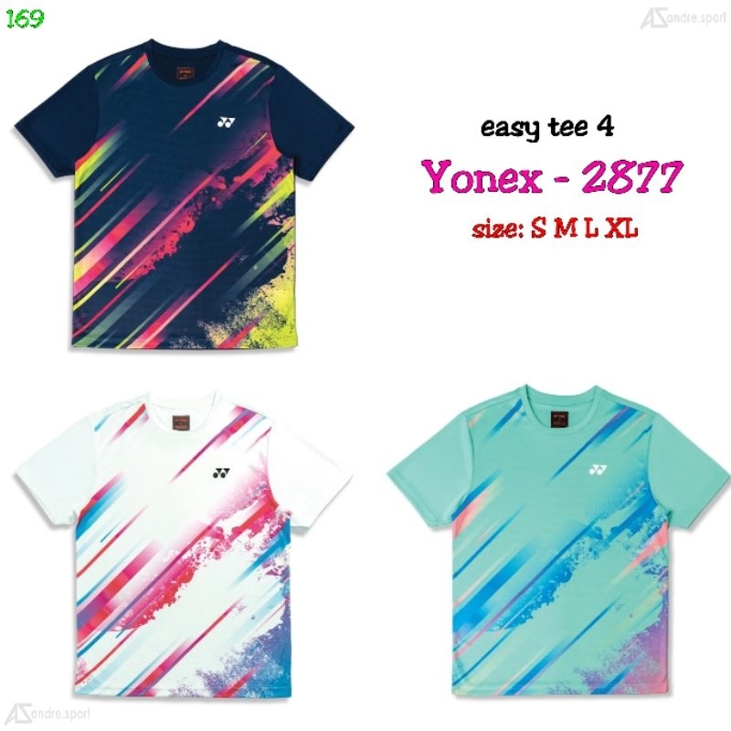 Original Yonex 2877 Easy Tee 4 Badminton Shirt/Jersey | Shopee Malaysia